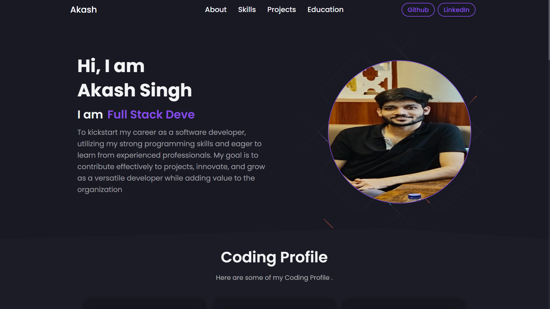 Akash Singh's Portfolio